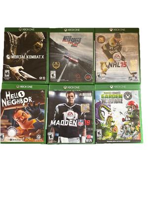 Xbox One, 6 Games Lot, all miscellaneous games all tested and working ...
