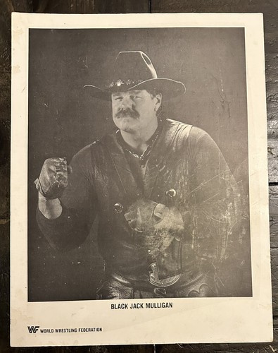 VINTAGE BLACKJACK MULLIGAN 1980’s ORIGINAL WWF PROMO PHOTO! GOOD SHAPE! AWA NWA | eBay