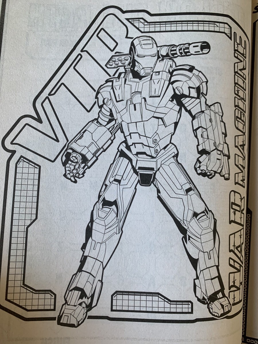 War Machine Coloring Pages