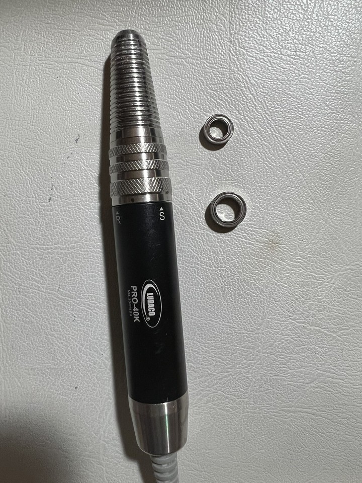 Replacement Bearings for Luraco Pro 40K Nail Drill Handpiece. Bearings ...