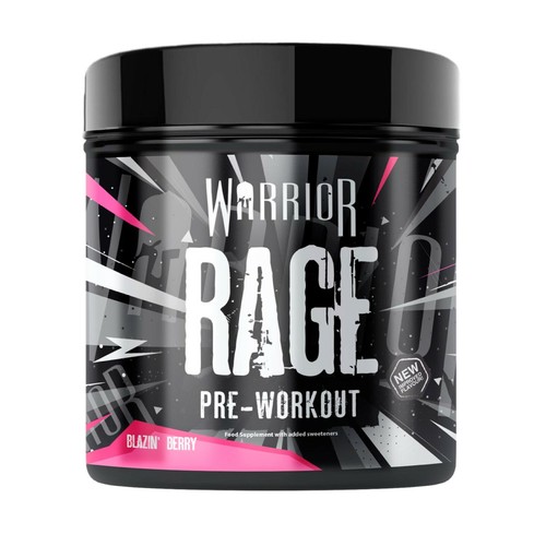 All New Warrior Rage Pre Workout Powder 45 Servings Strong Pump ...