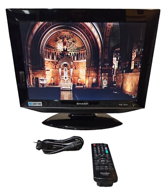 Sharp Liquid Crystal TV 19" DVD Combo LCD Model LC-19AD22U Remote ...