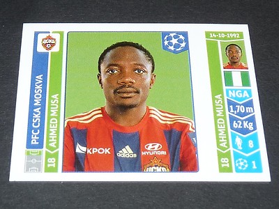 390 MUSA CSKA MOSCOU PANINI FOOTBALL UEFA CHAMPIONS LEAGUE 2014-2015 | eBay