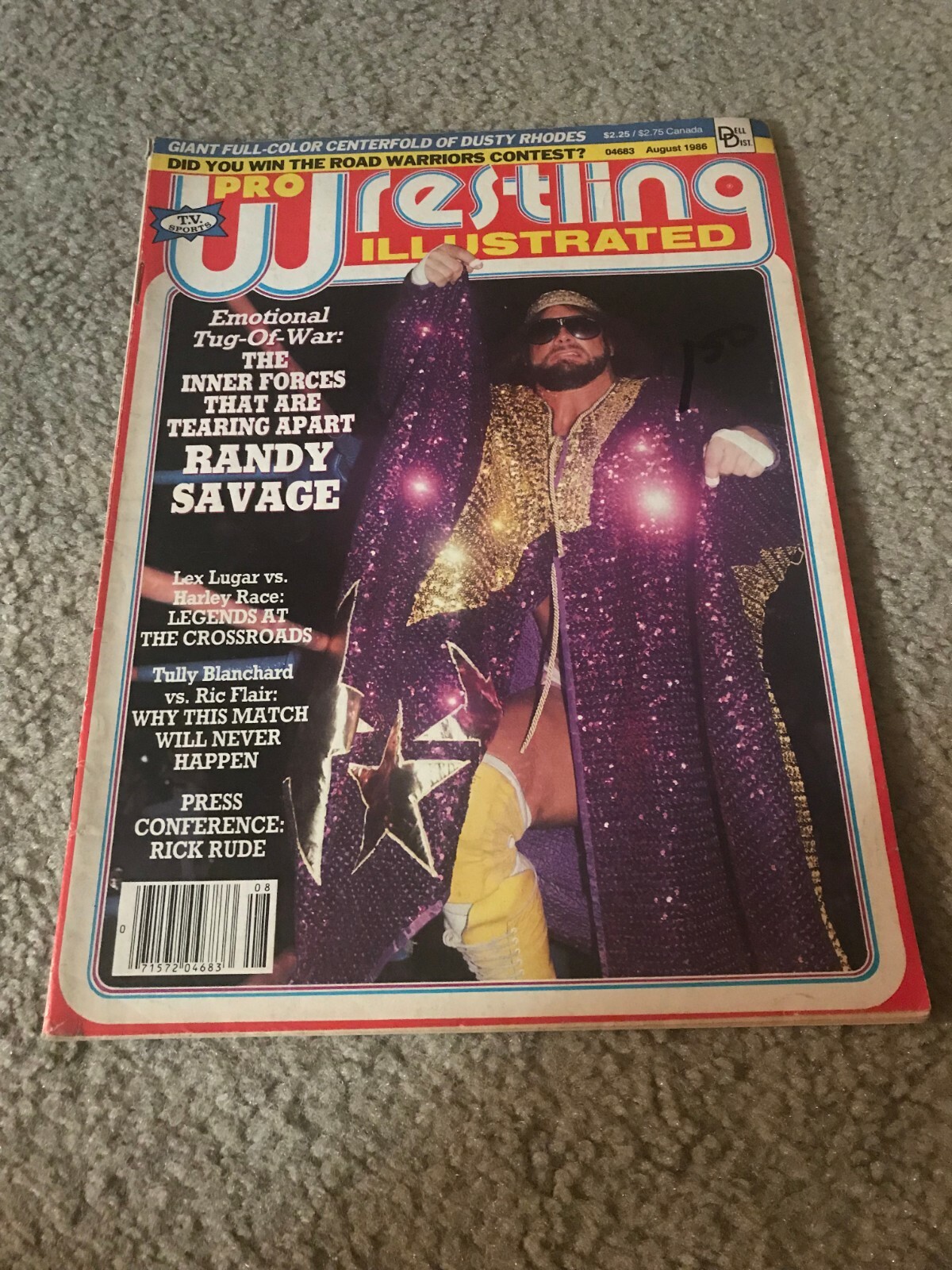August 1986 PWI WRESTLING ILLUSTRATED MAGAZINE MACHO MAN RANDY SAVAGE ...