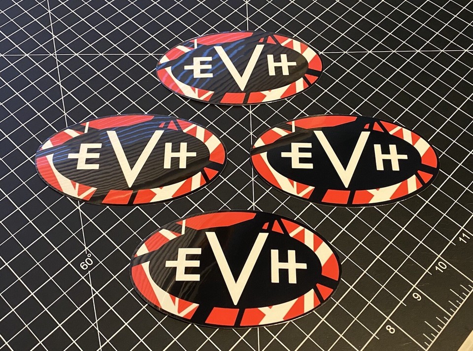 EVH Eddie Van Halen Tribute Decal Sticker Rock FREE SHIPPING | eBay