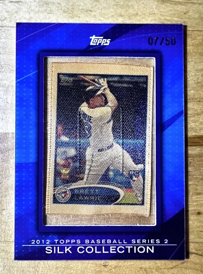 BRETT LAWRIE 2012 Topps SILK COLLECTION RC 7 /50 Rookie Card Logo w ...