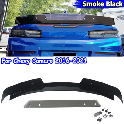 2PCS For Chevy Camaro Rear Trunk Wing Highkick Spoiler Wing Wickerbill ...
