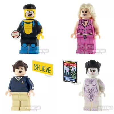 Custom Printed minifigures -Choose Model!- made with real LEGO® by ...