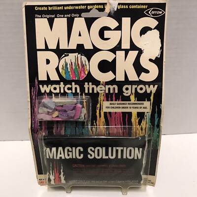 Vintage Arrow Magic Rocks Kit 8901 “They grow under Water in Minutes ...