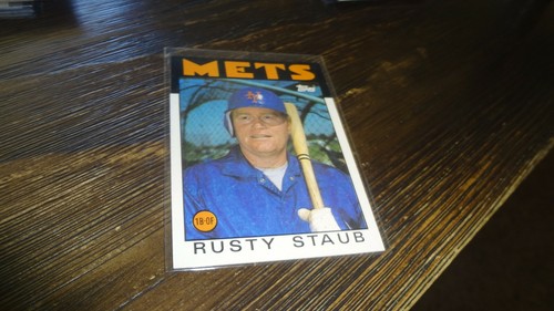 1986 TOPPS # 570 RUSTY STAUB BASEBALL CARD | eBay