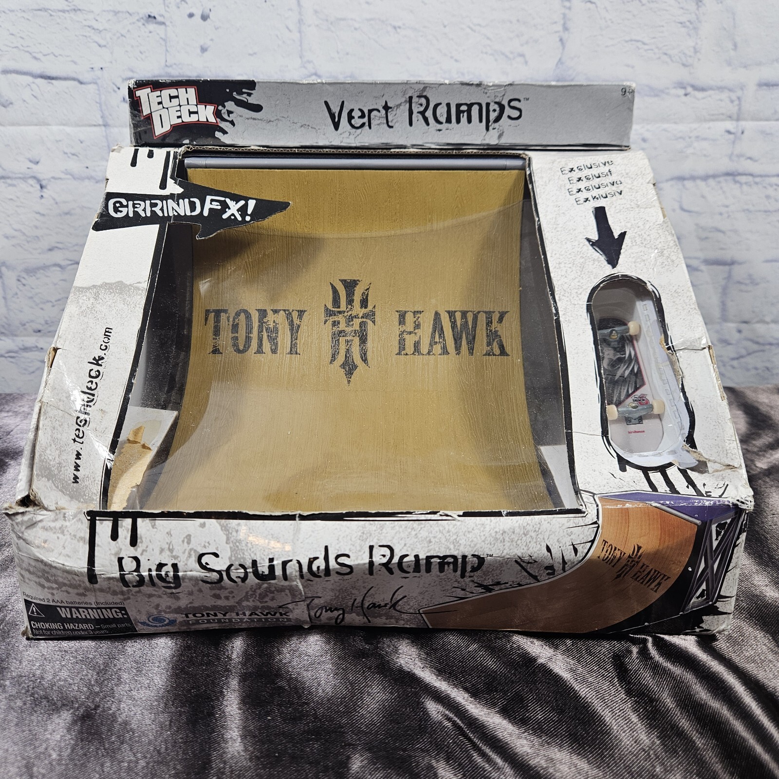 New TONY HAWK Tech Deck BIG SOUNDS Vert RAMP - GRRIND FX - Birdhouse ...