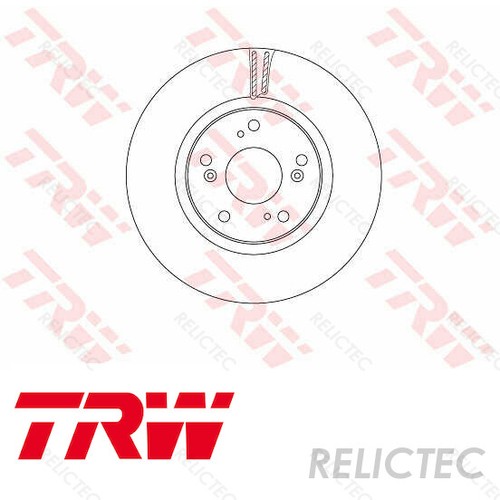 Front Brake Disc Honda:CIVIC IX 9 45251-TV2-E02 45251-TV2-E01 45251-TV2 ...