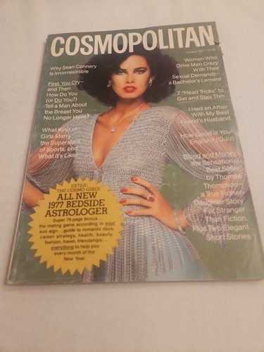 1977 January, Cosmopolitan Magazine, Why Sean Connery Is Irresistible ...