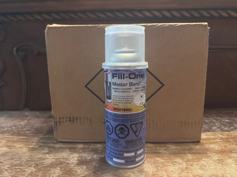 Case 12 Fill-One Aerosol Blank Cans Fillon Machine NEW B55216000 USA ...