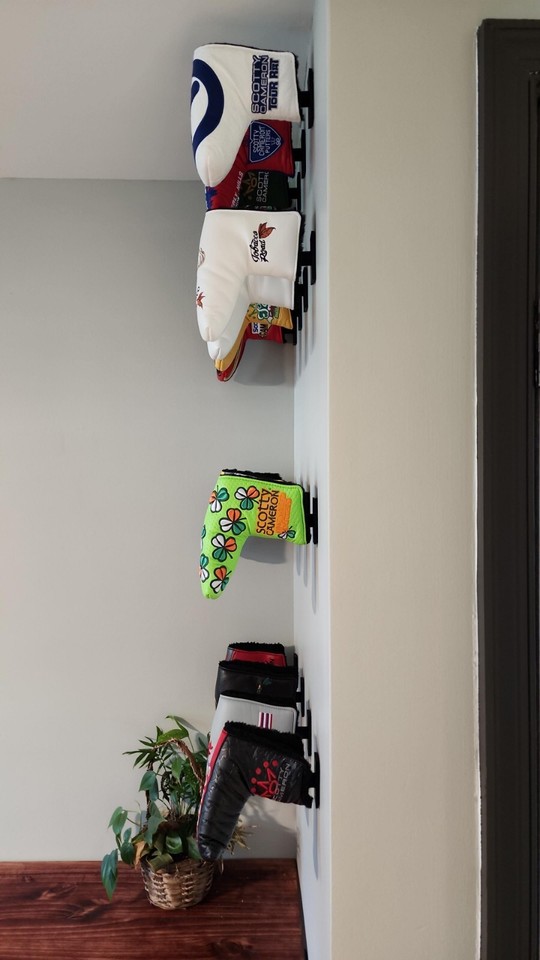 Scotty Cameron Headcover Display Wall Mount For Blade Putter Headcovers ...