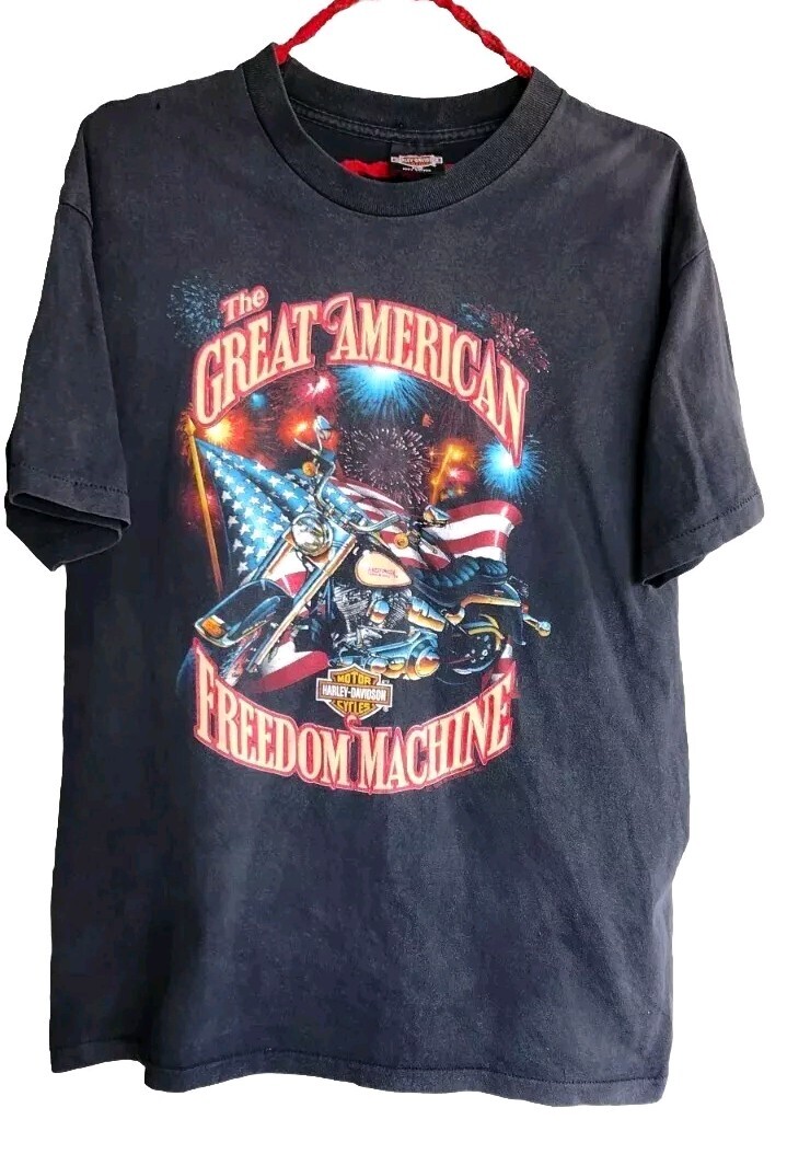 1991 Holoubek Harley Davidson Freedom Machine Distres… - Gem