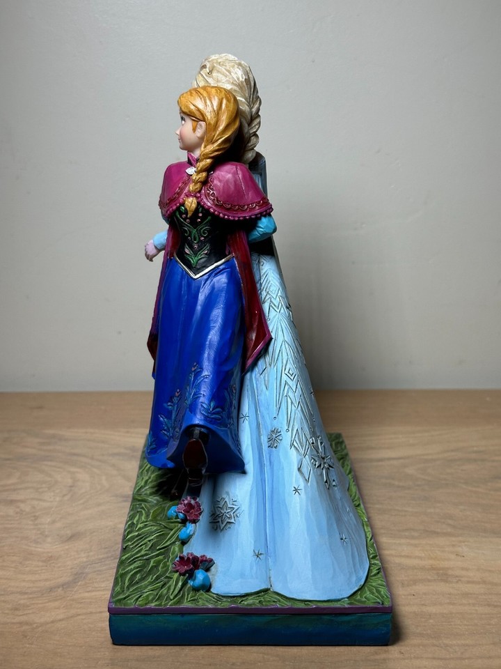 DISNEY TRADITIONS JIM SHORE ENESCO FROZEN ANNA & ELSA "SISTERS FOREVER ...
