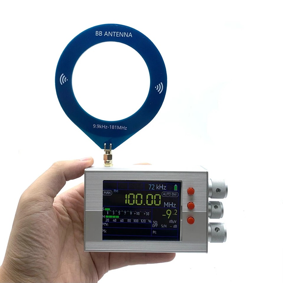 TEF6686 Full-Band FM/AM/Short Wave HF/LW Radio Receiver Ring + Loop BB ...