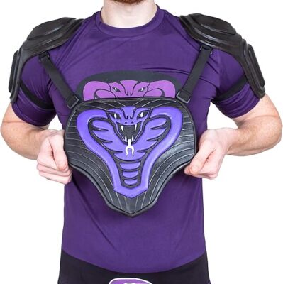 Dodgeball Movie Purple Cobras Halloween Costume Cosplay Body Armor ...