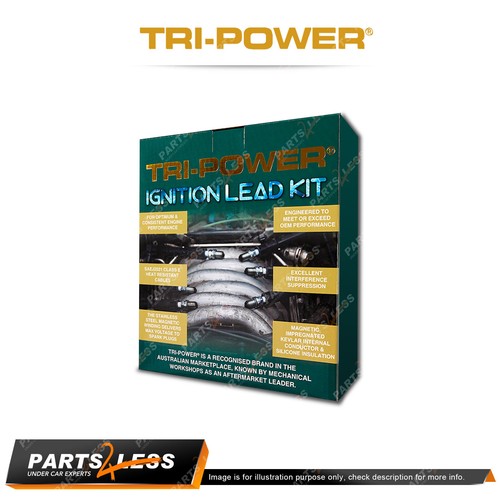 Tri-Power Ignition Leads TPL0040 - Cabel Width 8mm High-Temperature ...