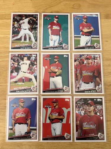 2009 Topps Baseball Update N.L. All Star Lot 36 Cards | eBay