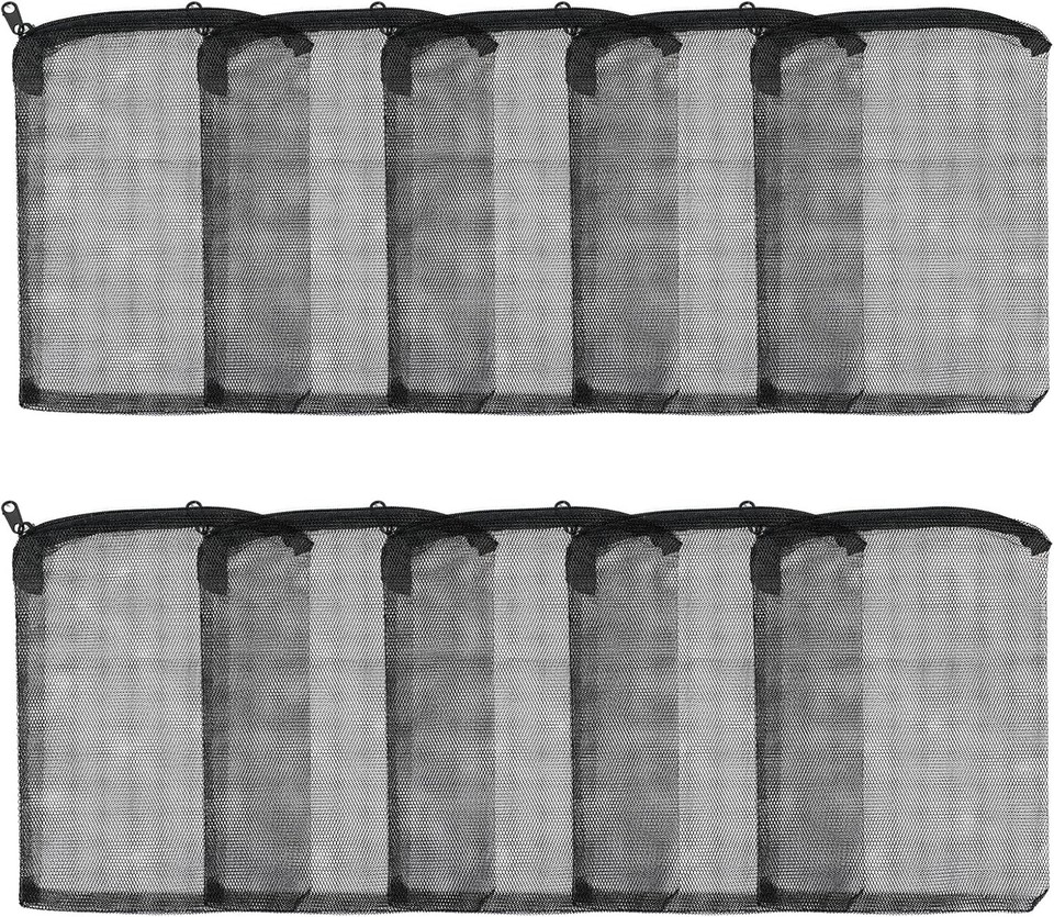 10pcs Aquarium Filter Media Bags Mesh Bags with Zippers for Fish Tank ...