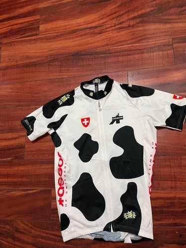 assos mens Swiss team cycling jersey XL cow | eBay