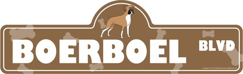 Boerboel Street Sign | Indoor/Outdoor | Dog Lover Funny Home Décor for ...