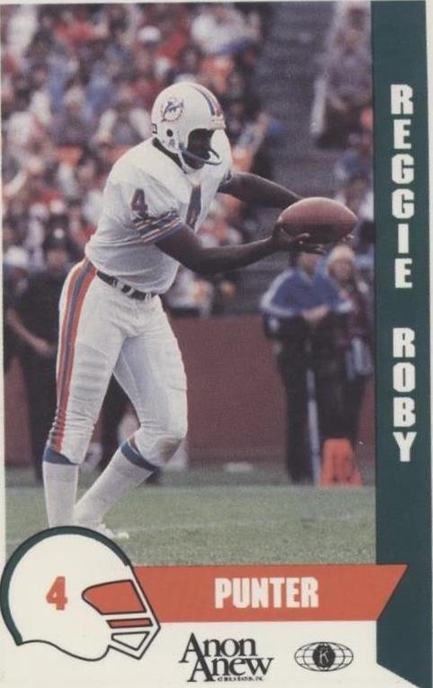 1986 Miami Dolphins Police - Reggie Roby #15 for sale online | eBay