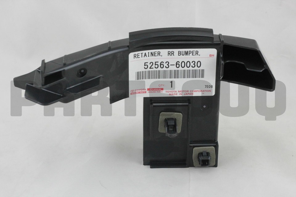 5256360030 Genuine Toyota RETAINER, REAR BUMPER, UPPER LH 52563-60030 ...