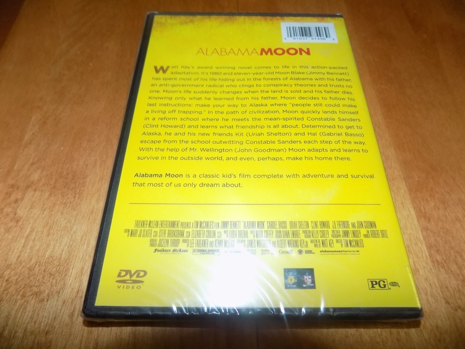 ALABAMA MOON JOHN GOODMAN JIMMY BENNETT FAMILY DRAMA CHILDREN'S DVD NEW ...