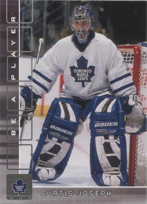 2001-02 In the Game Be A Player Memorabilia - Curtis Joseph #190 for ...
