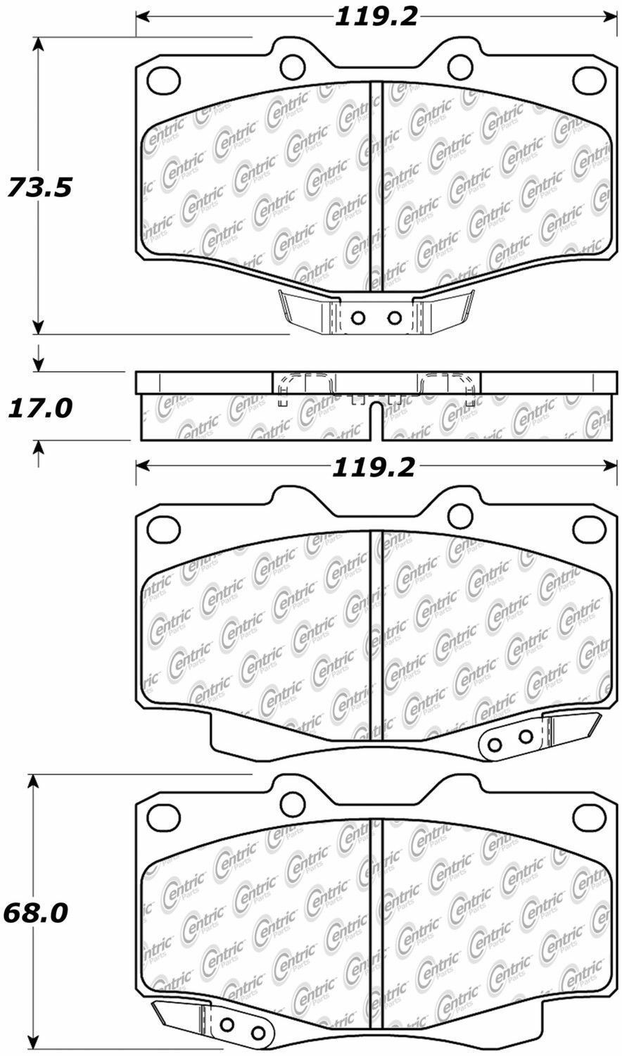 BRAND NEW POWER STOP FRONT BRAKE PADS 16-436 / D436 FITS *SEE FITMENT ...