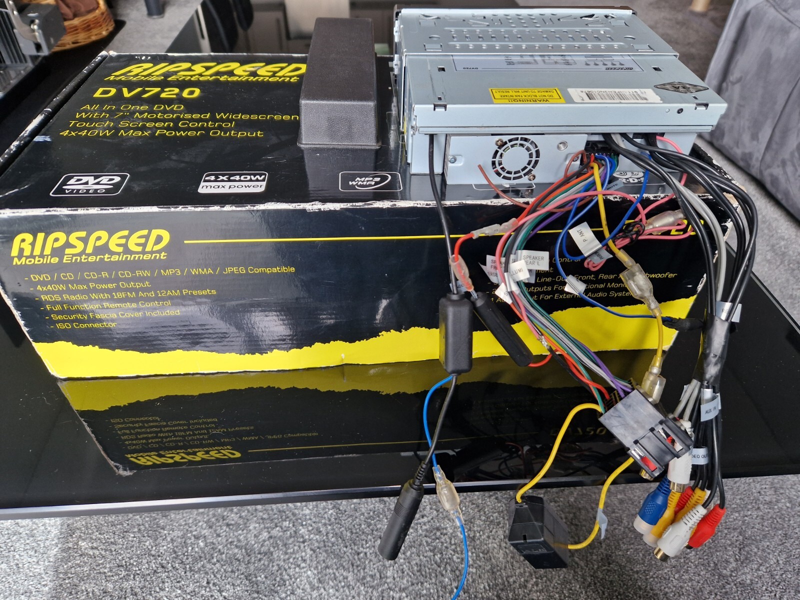 Ripspeed DV720 Car DVD Player Media System for sale online | eBay