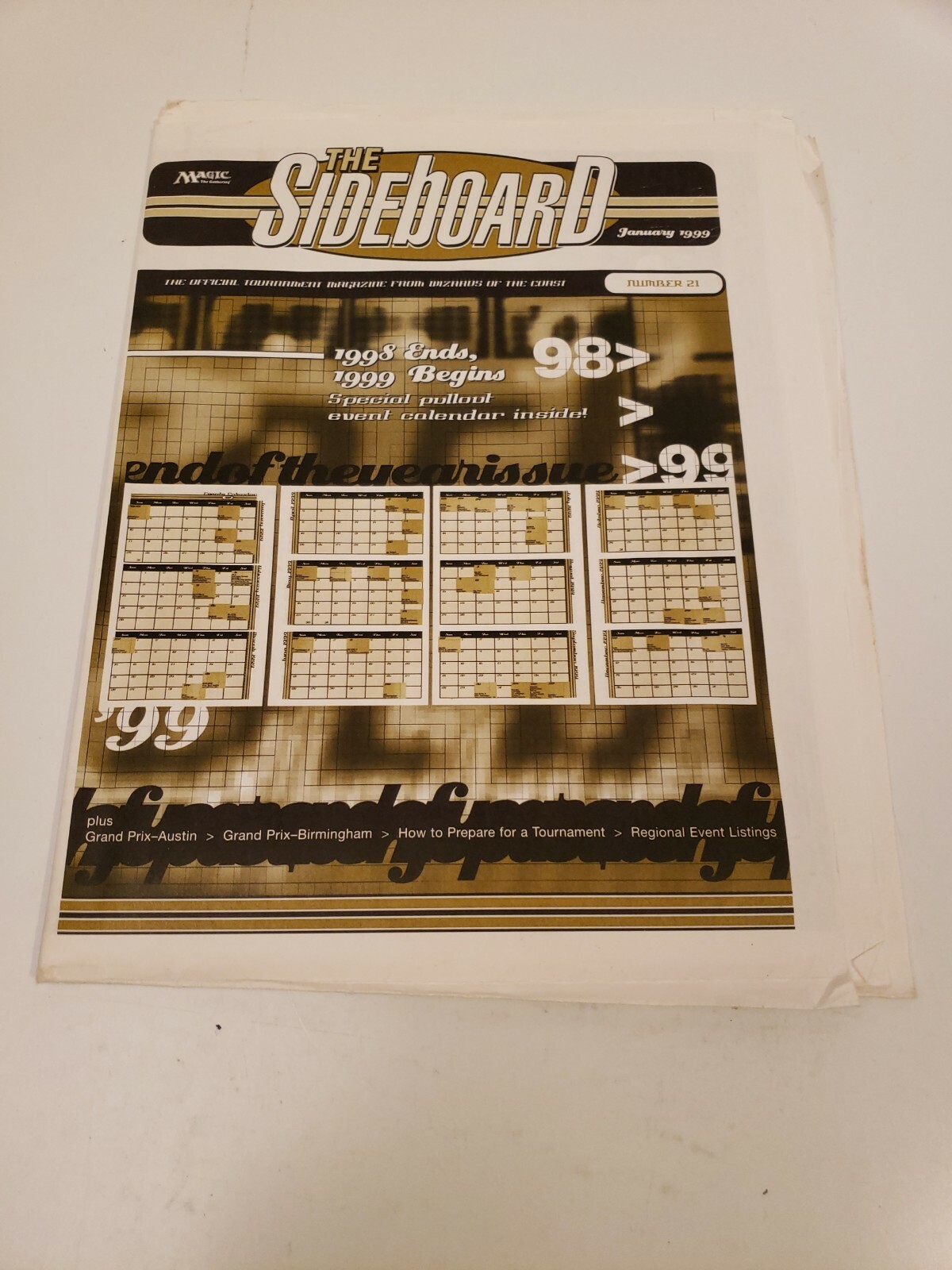 MTG Sideboard Magazine #21 January 1999 RARE VINTAGE | eBay