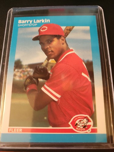 1987 Fleer Barry Larkin Cincinnati Reds #204 Baseball Card | eBay