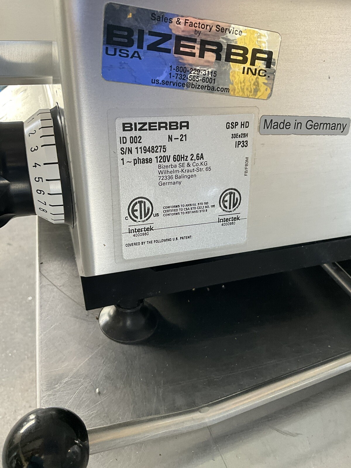 2021 Bizerba GSP HD 33e25H Automatic Meat Deli Cheese Grocery store C ...