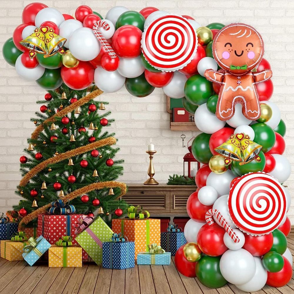 DIY Christmas Balloon Arch Kit Inflatable Balloon Home Decoration | eBay