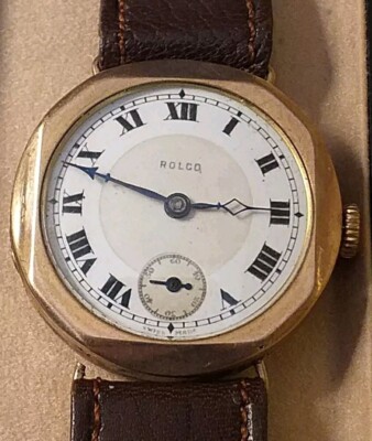 ROLEX Rolco Vintage 9ct Gold Gents Wristwatch | eBay