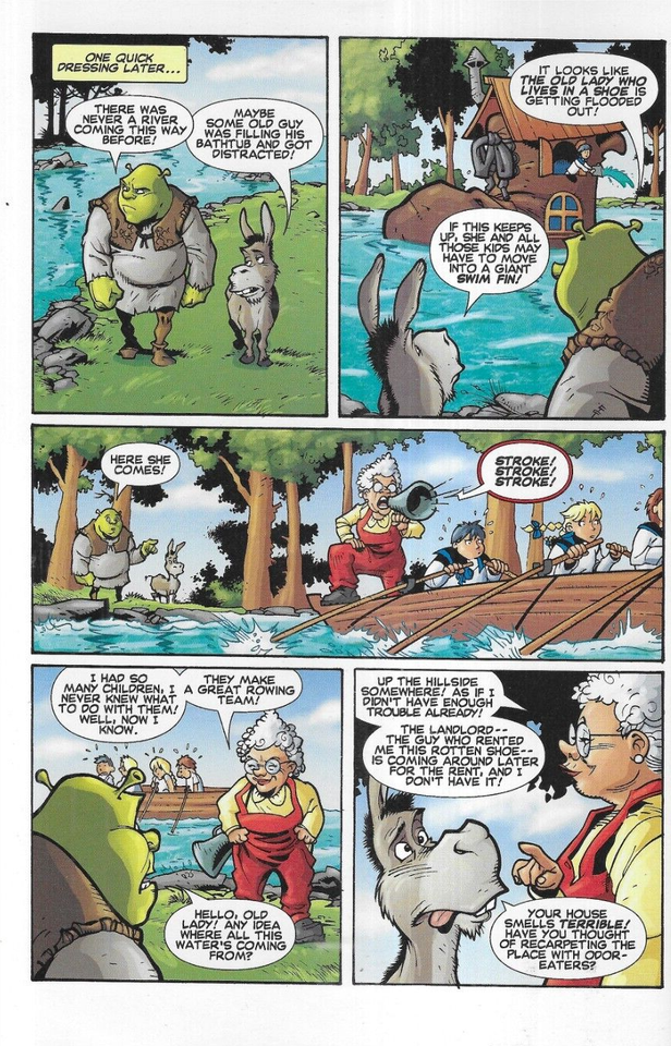 Shrek Comic 3 Cover A First Print 2003 Mark Evanier Ramon Bachs Sno ...