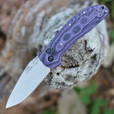 Hogue Doug Ritter RSK Mk1-G2 3.44” Full Size 20CV Blade Purple G10 ...