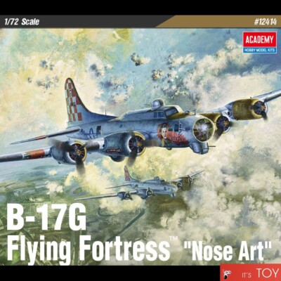Academy 1/72 B-17G Flying Fortress "Nose Art" Aircraft Plastic model ...