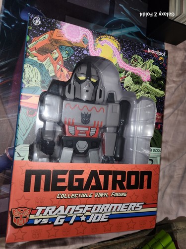 Megatron Medium Figure Transformers vs GI Joe x Kidrobot - Brand New | eBay