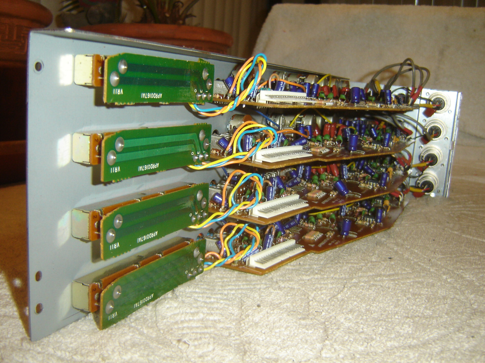 Panasonic Ramsa WR-8112, 4 Channel Preamp Equalizer Channel Strip ...