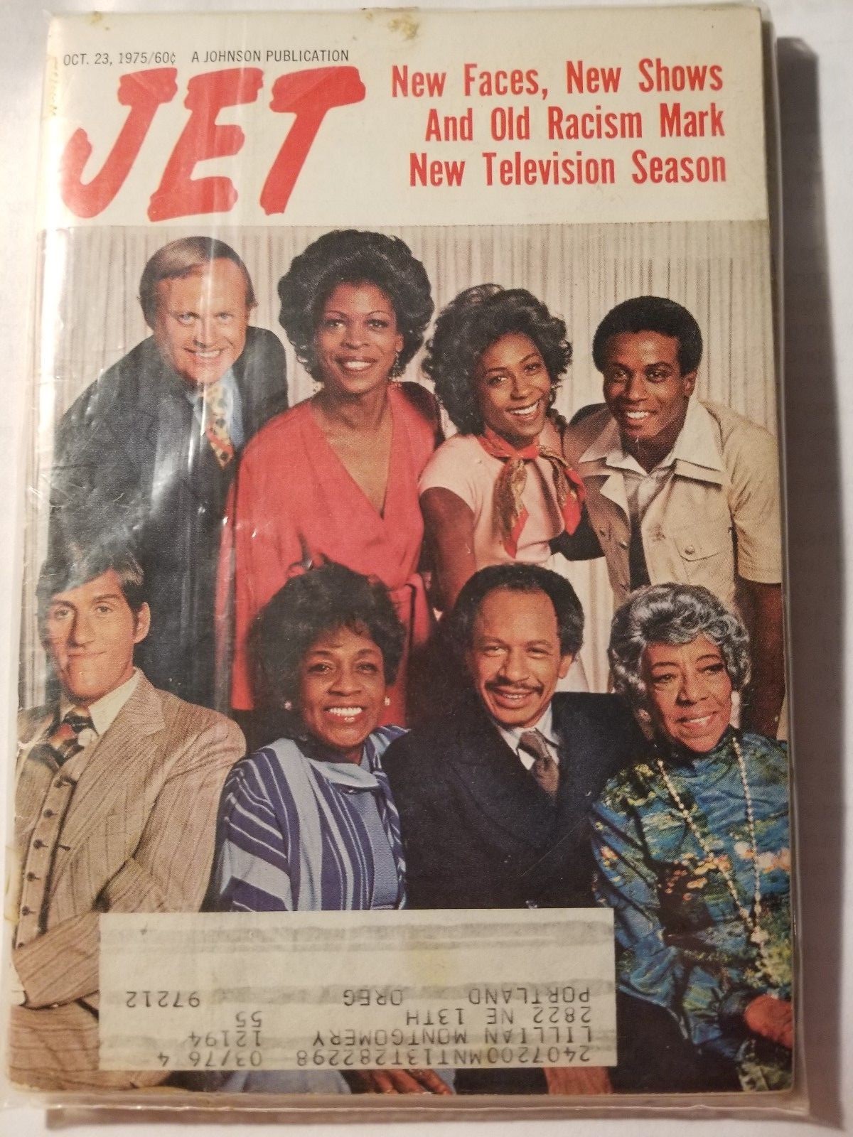 JET MAGAZIINE PROMOTING TV SHOWS THE JEFFERSONS, GOOD TIMES OCT 23 ...