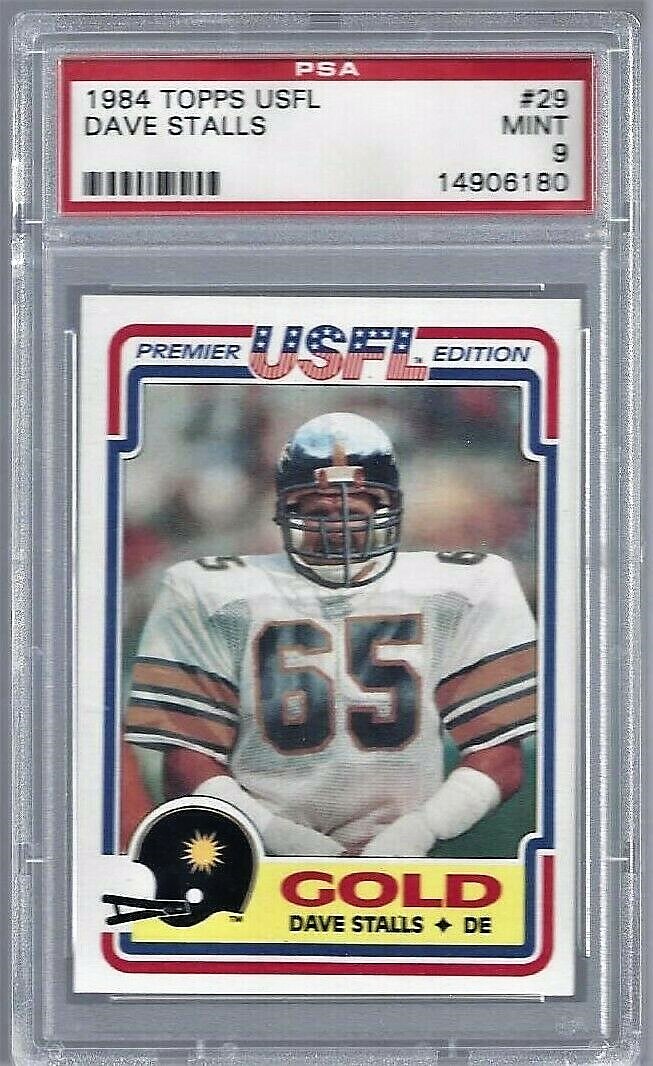 1984 Topps USFL #29 David Stalls PSA 9 MINT 14906180 | eBay