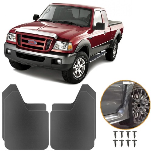 Rally Sport Mudflaps Splash Guards Fender Flares Front Rear For Ford ...