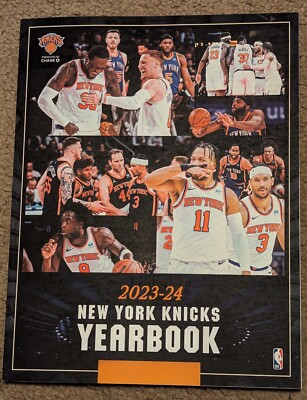 New York Knicks Basketball 2023-24 YEARBOOK - NBA | eBay