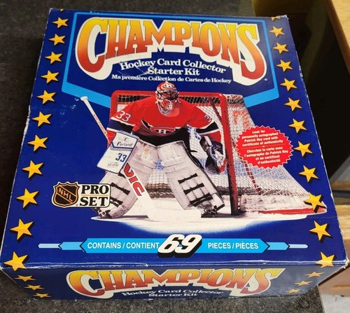 1991 Patrick Roy Card Storage Box, From The Pro Set Champions ...