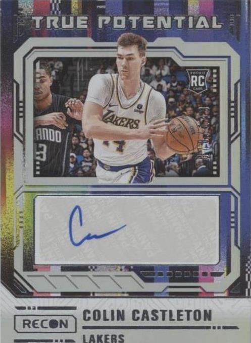 2023-24 Panini Recon - True Potential Signatures Colin Castleton #TPS ...